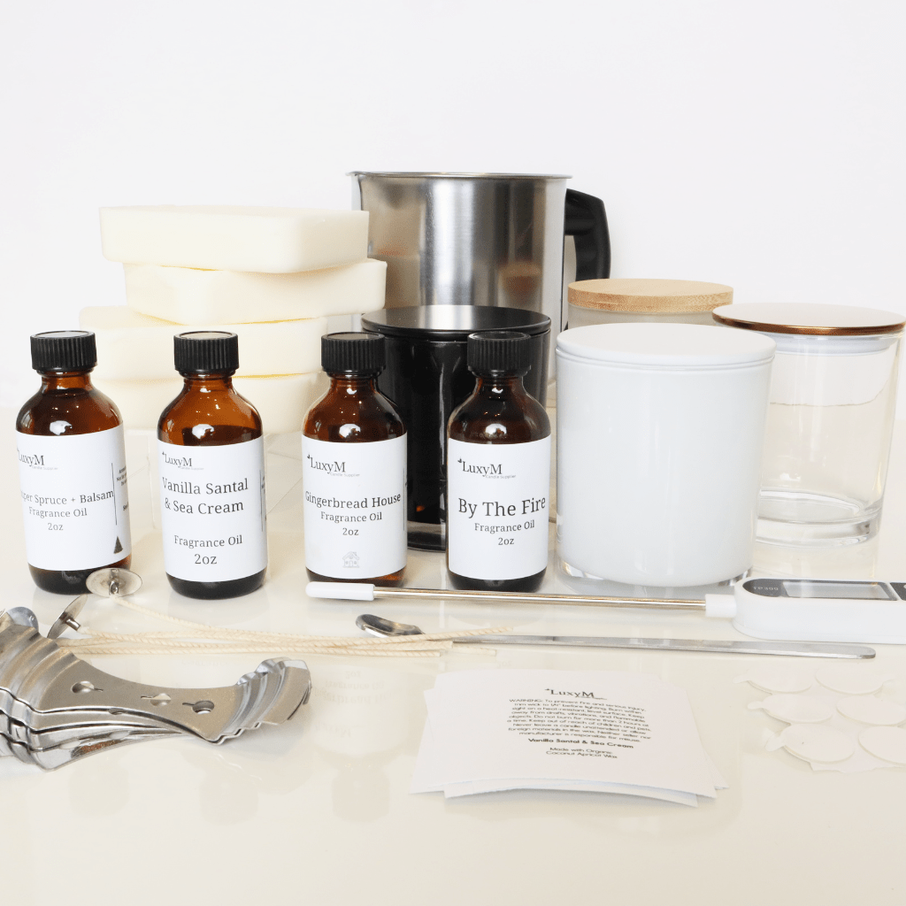 Candle Making Kit Canada – DIY Soy Wax Candle Kit for Beginners – LuxyM ...