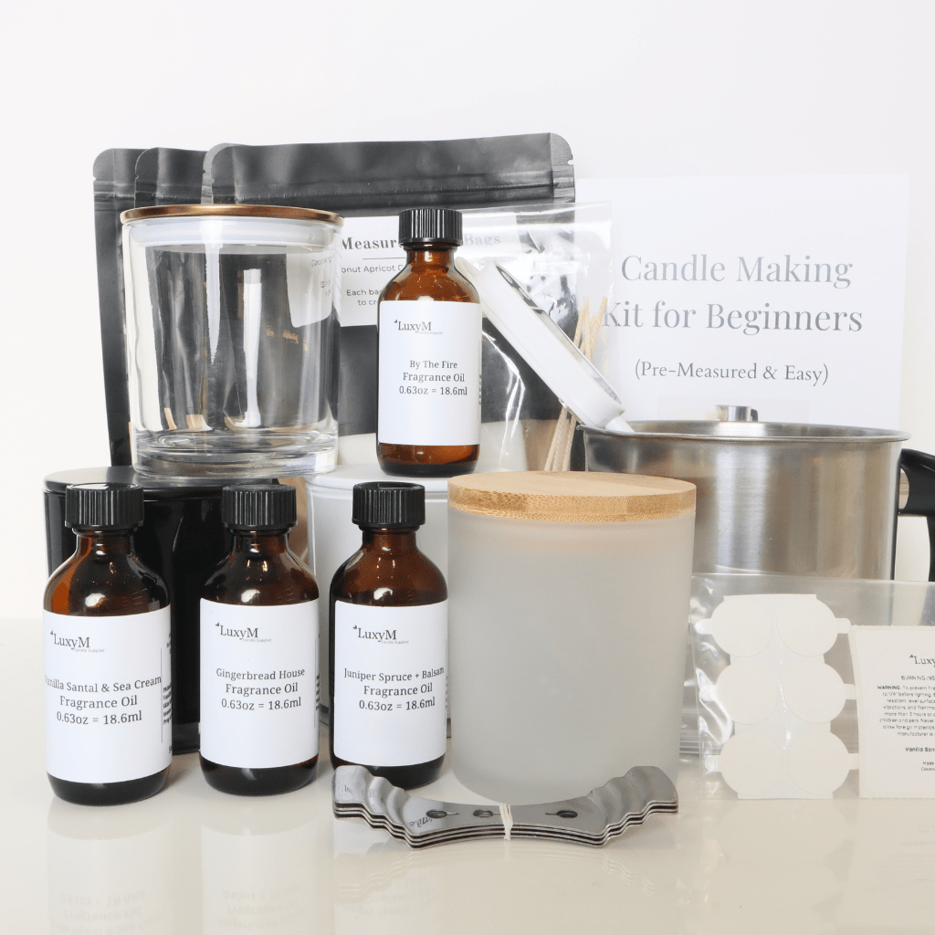 Candle Making Kit Canada – DIY Soy Wax Candle Kit for Beginners – LuxyM ...